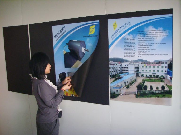 Flexible Magnetic Sheeting with Matt white PVC Film - Seldenrod